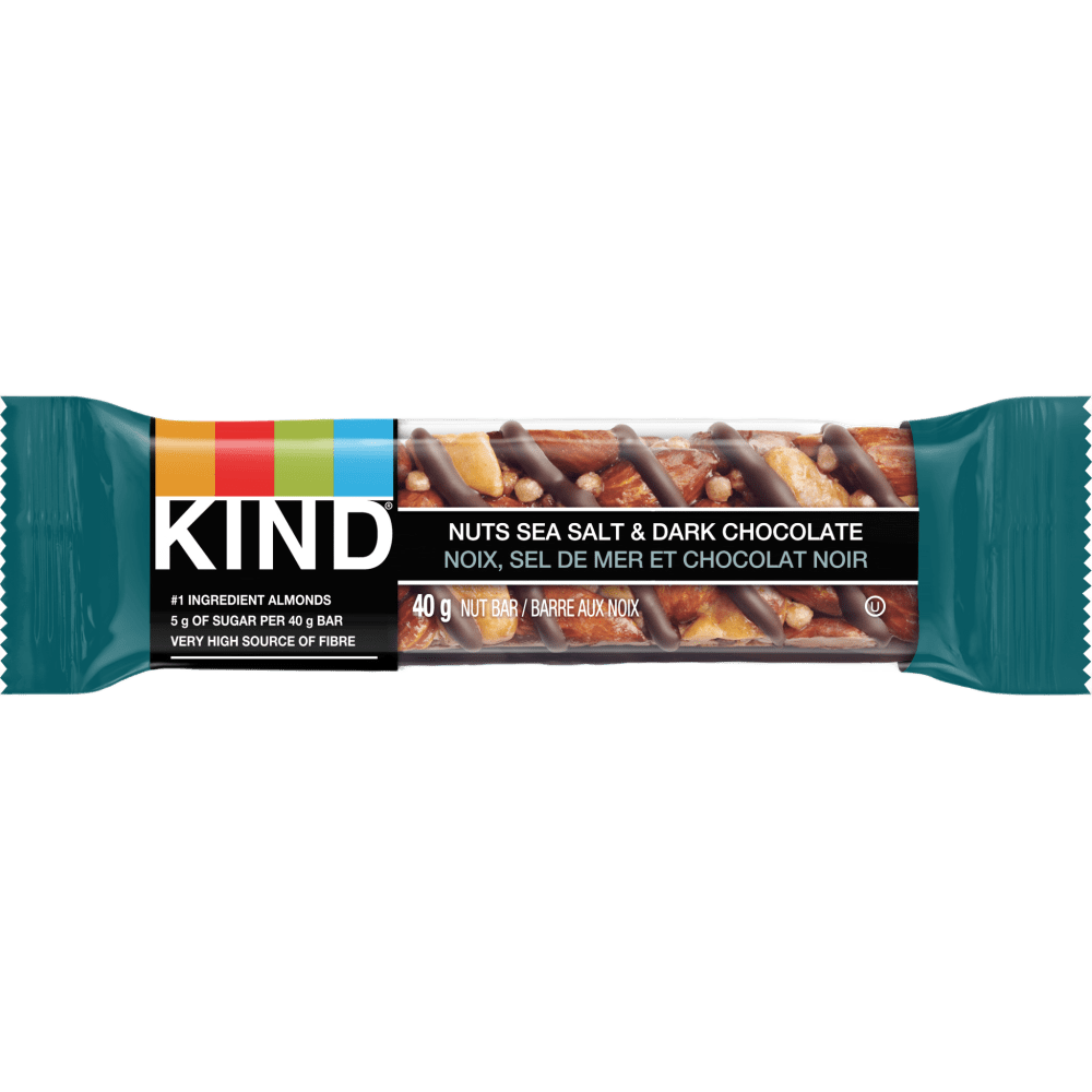 KIND® Nuts Sea Salt & Dark Chocolate Bars, 40g, 5 Count | KIND