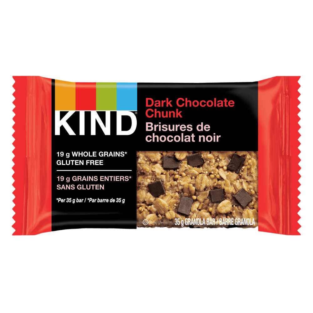 KIND® Healthy Grains Dark Chocolate Chunk Bars, 35g, 5 Count | KIND