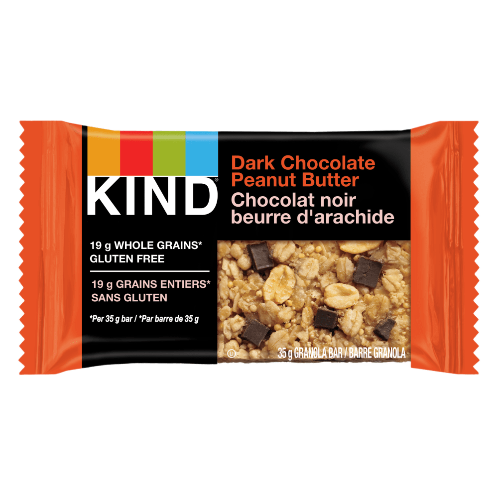KIND® Healthy Grains Peanut Butter Dark Chocolate, 35g, 5 Count | KIND